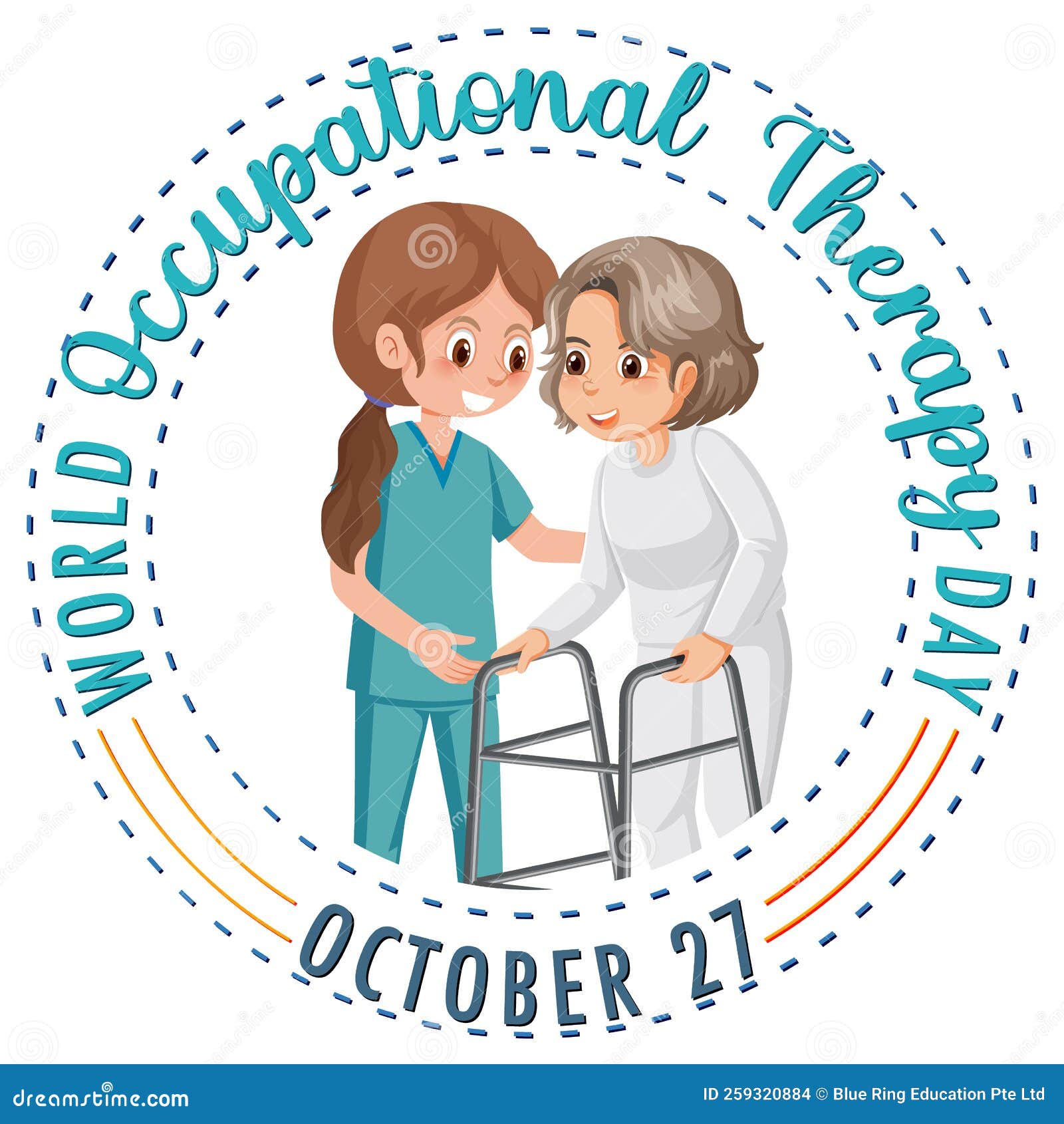 World Occupational Therapy Day Text Design Stock Vector - Illustration ... World Occupational Therapy Day Text Design Stock Vector - Illustration ...