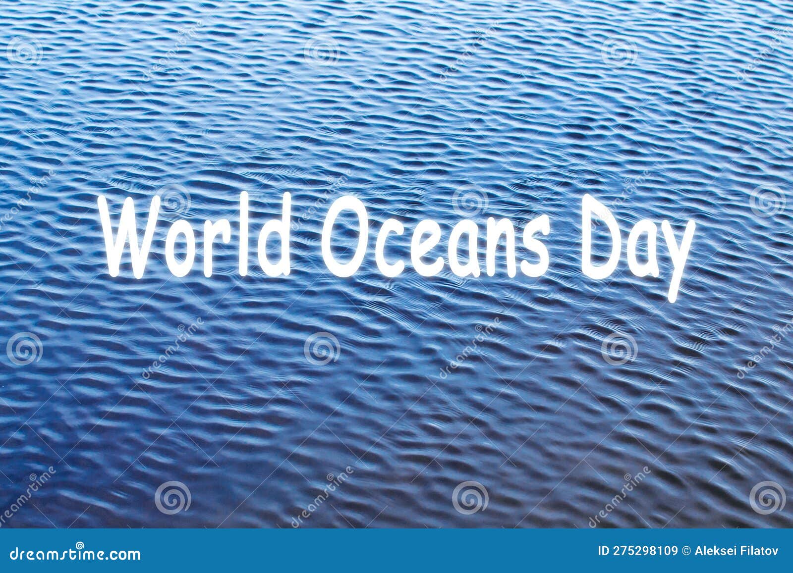 World Ocean Day, Blue Tones Water Waves Surface As Background Stock ...