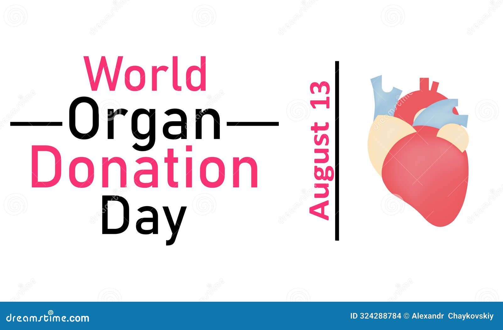 World Organ Donation Day Social Media Post Template Vector Illustration ...