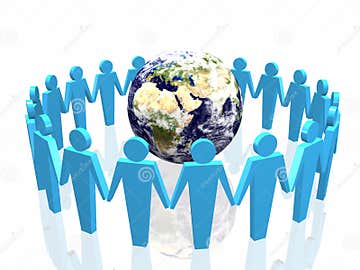 World partnership stock illustration. Illustration of render - 6954190