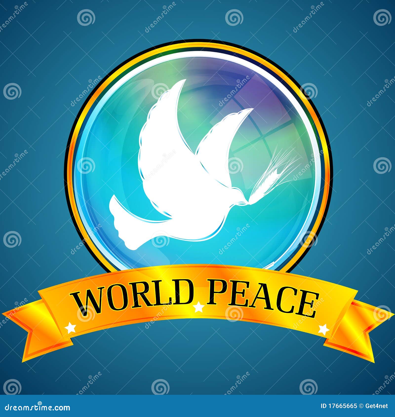 World peace stock illustration. Illustration of color - 17665665