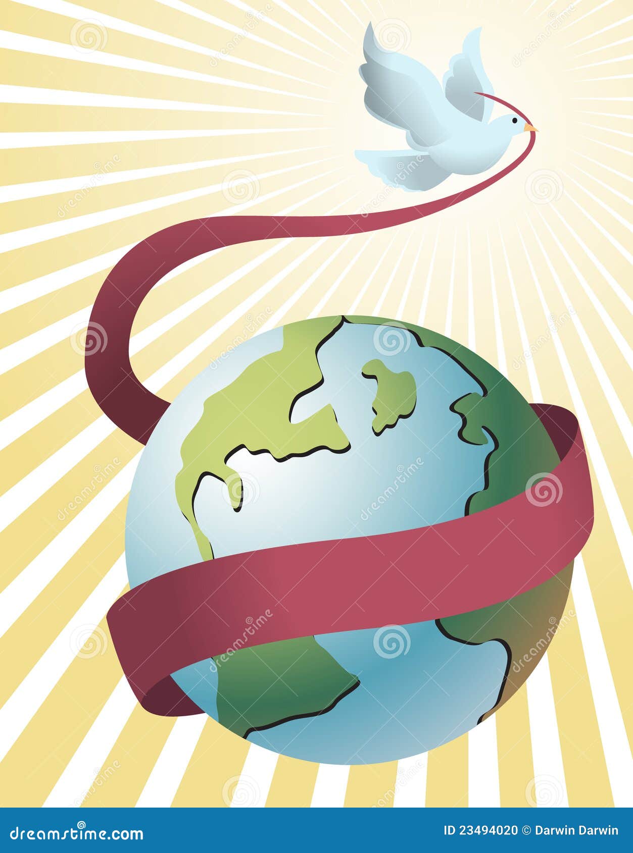 World Peace stock vector. Illustration of love, peace - 23494020