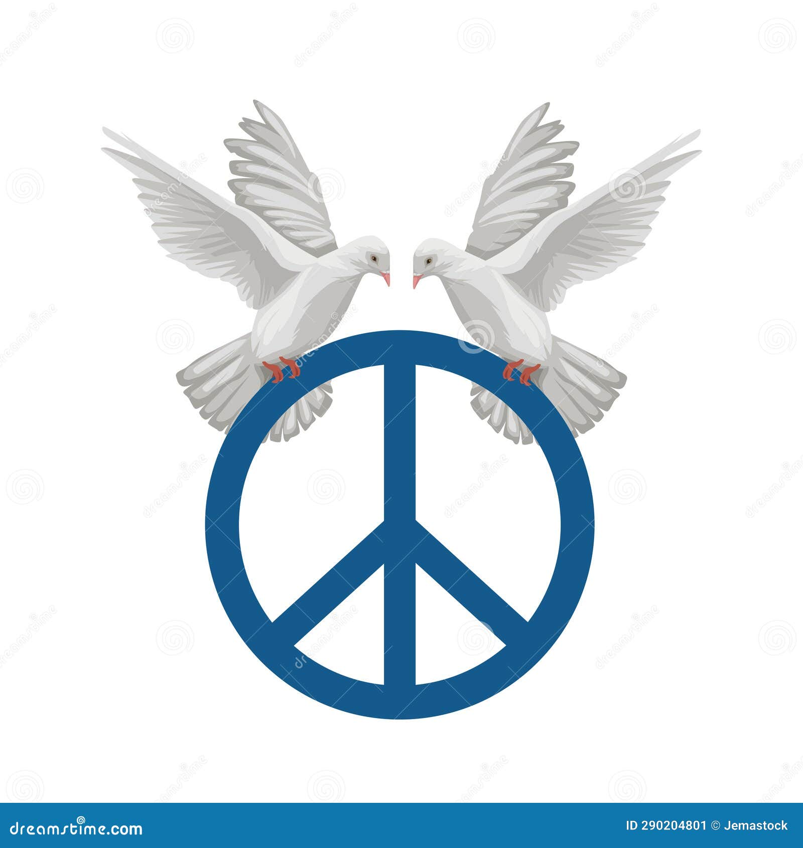 World peace day emblem stock vector. Illustration of happy - 290204801