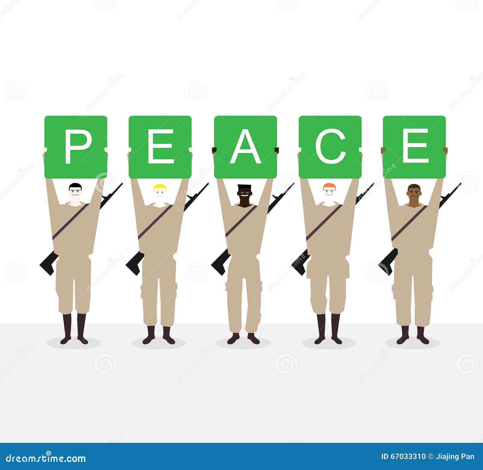 World peace stock illustration. Illustration of flying - 67033310