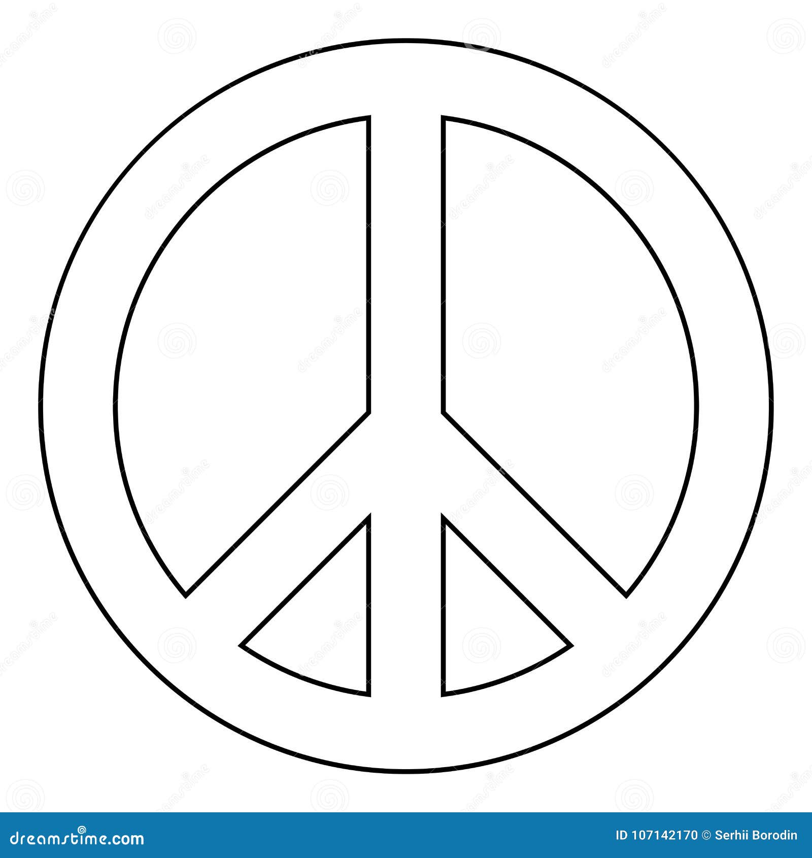 World Peace Sign Symbol Icon . Black Color Stock Vector - Illustration ... World Peace Sign Symbol Icon . Black Color Stock Vector - Illustration ...