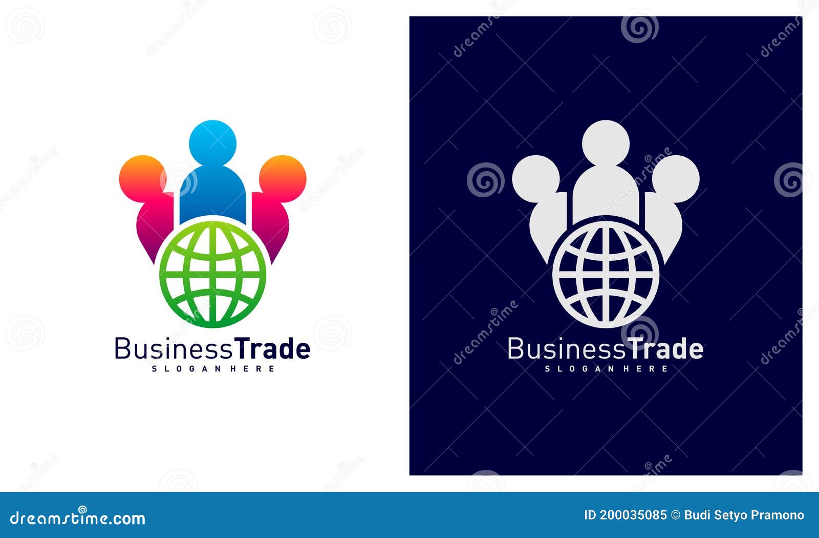 World People Logo Design Vector, Colorful People Logo Design Template ...