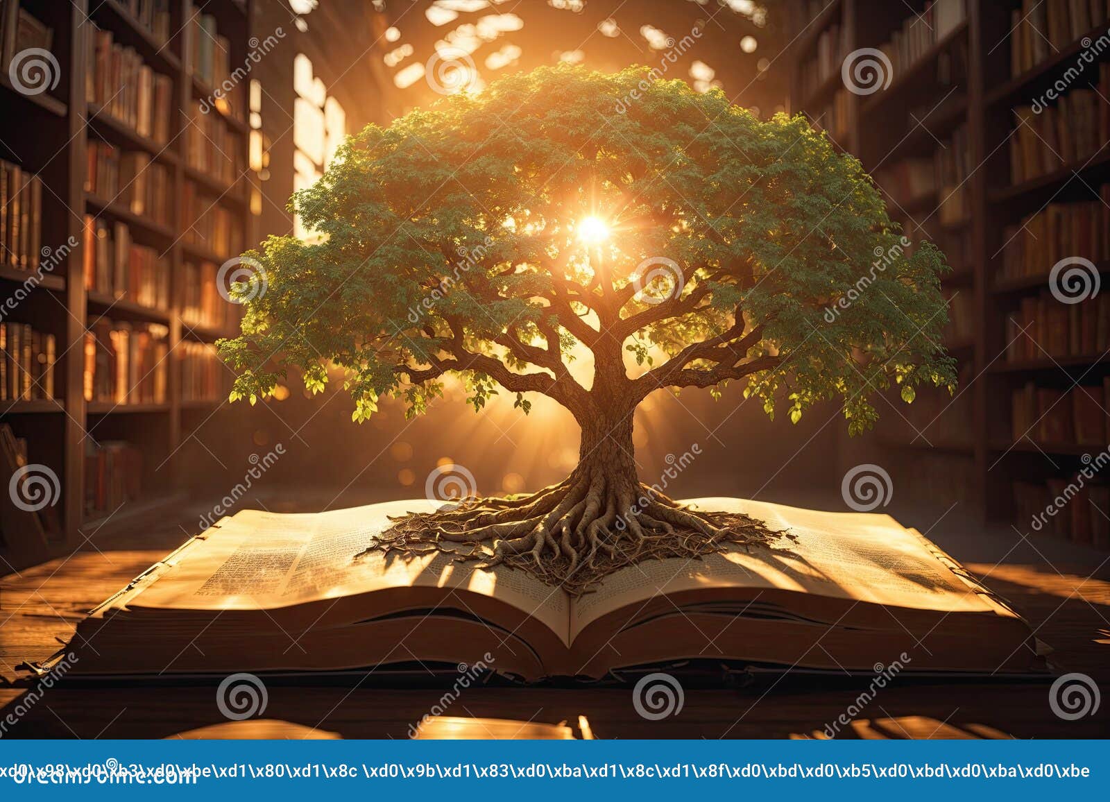World Philosophy Day Concept with Tree of Knowledge. Ai Generative ...