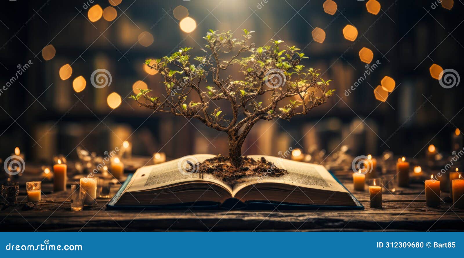 World Philosophy Day Concept with Tree of Knowledge Planting on Opening ...