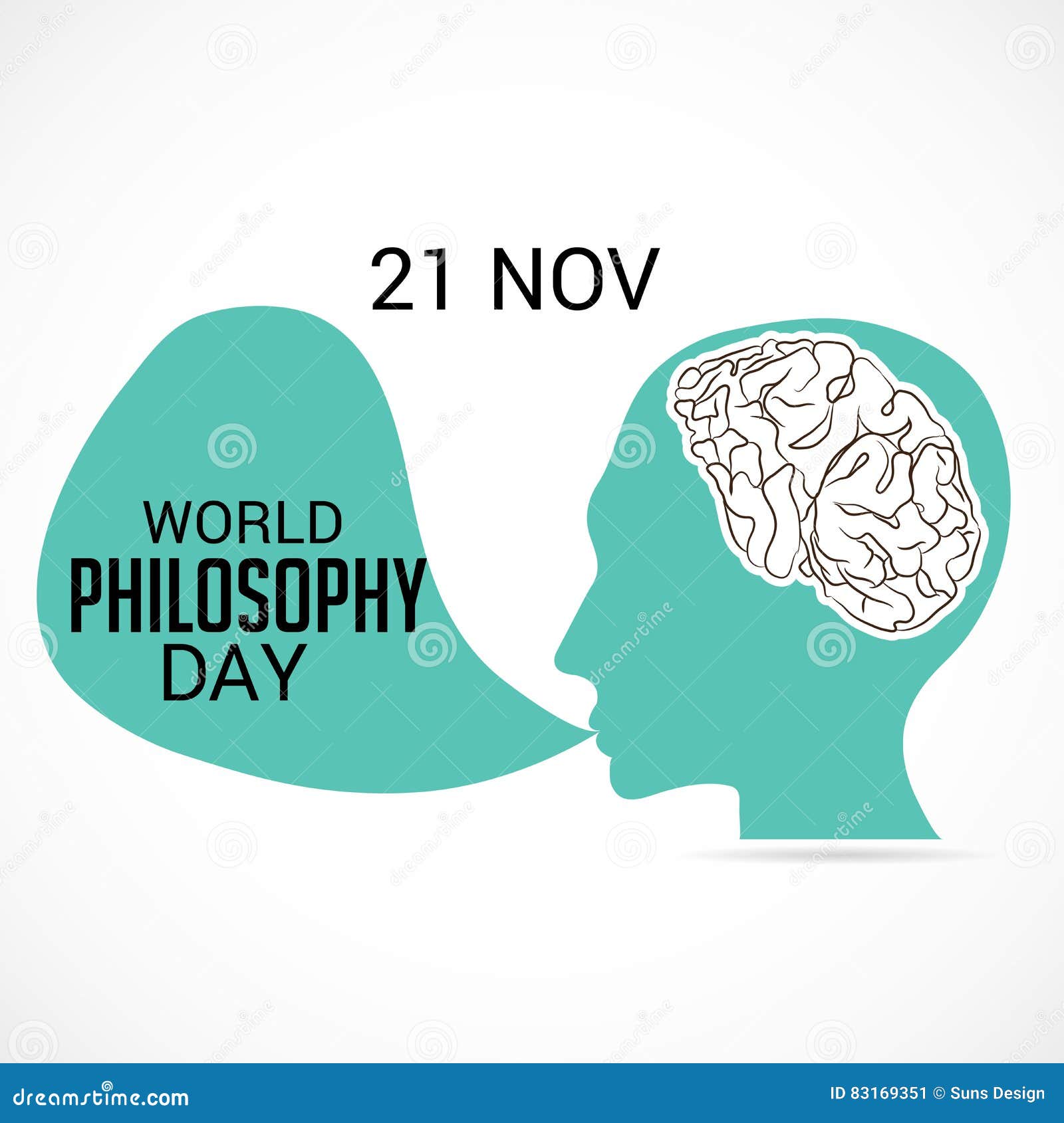 World Philosophy Day. stock illustration. Illustration of existence ...