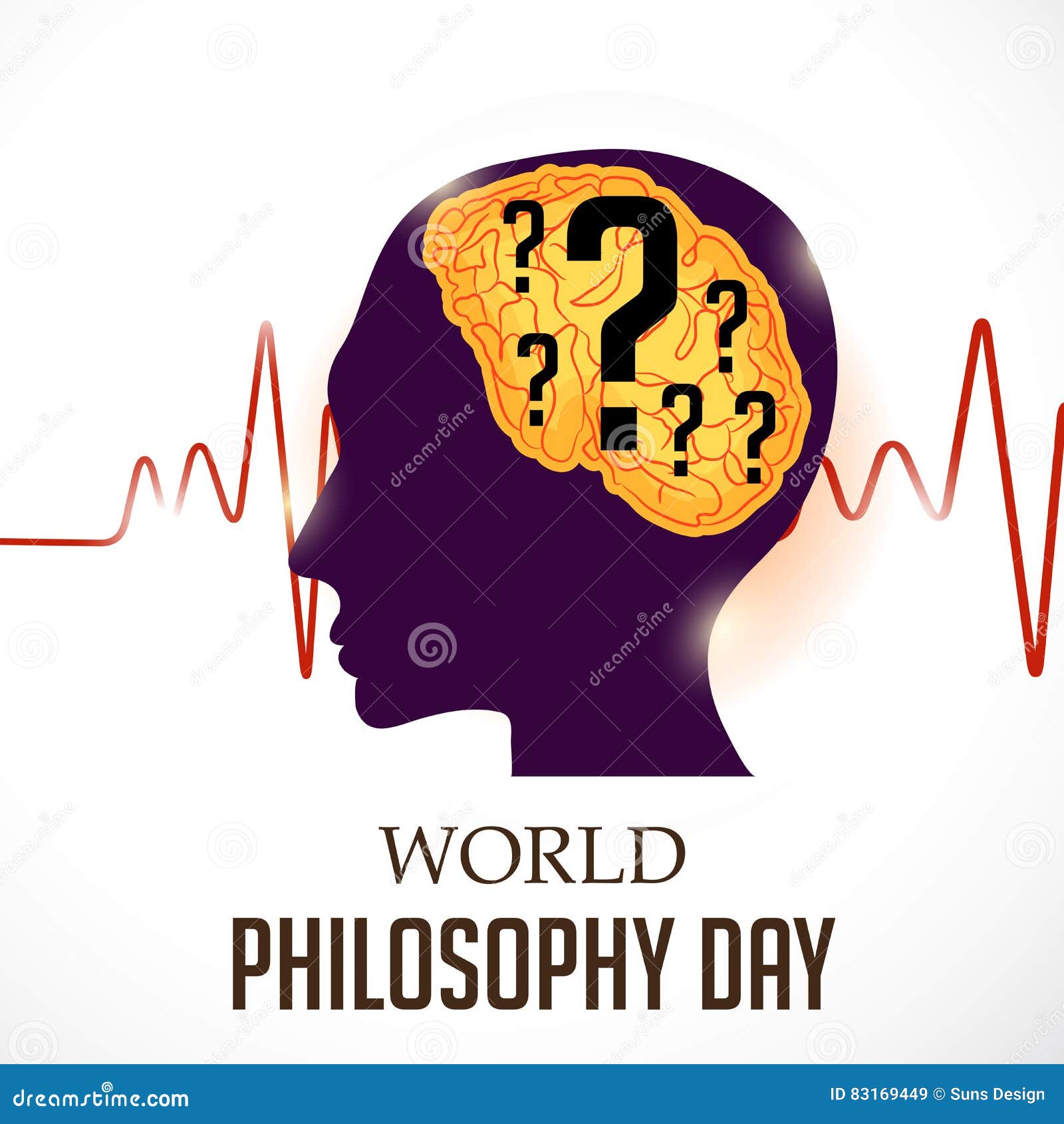 World Philosophy Day. stock illustration. Illustration of truth - 83169449