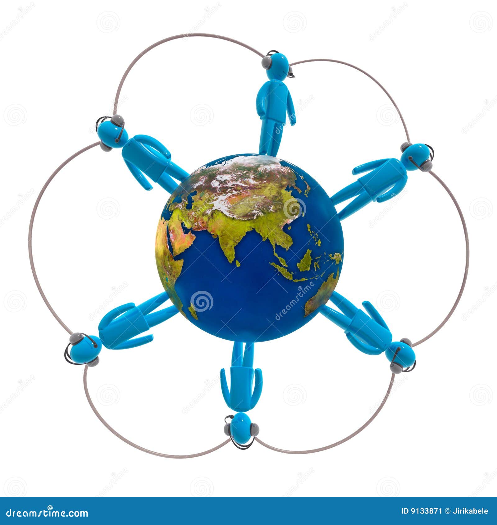 World phone connection stock illustration. Illustration of cooperation ...