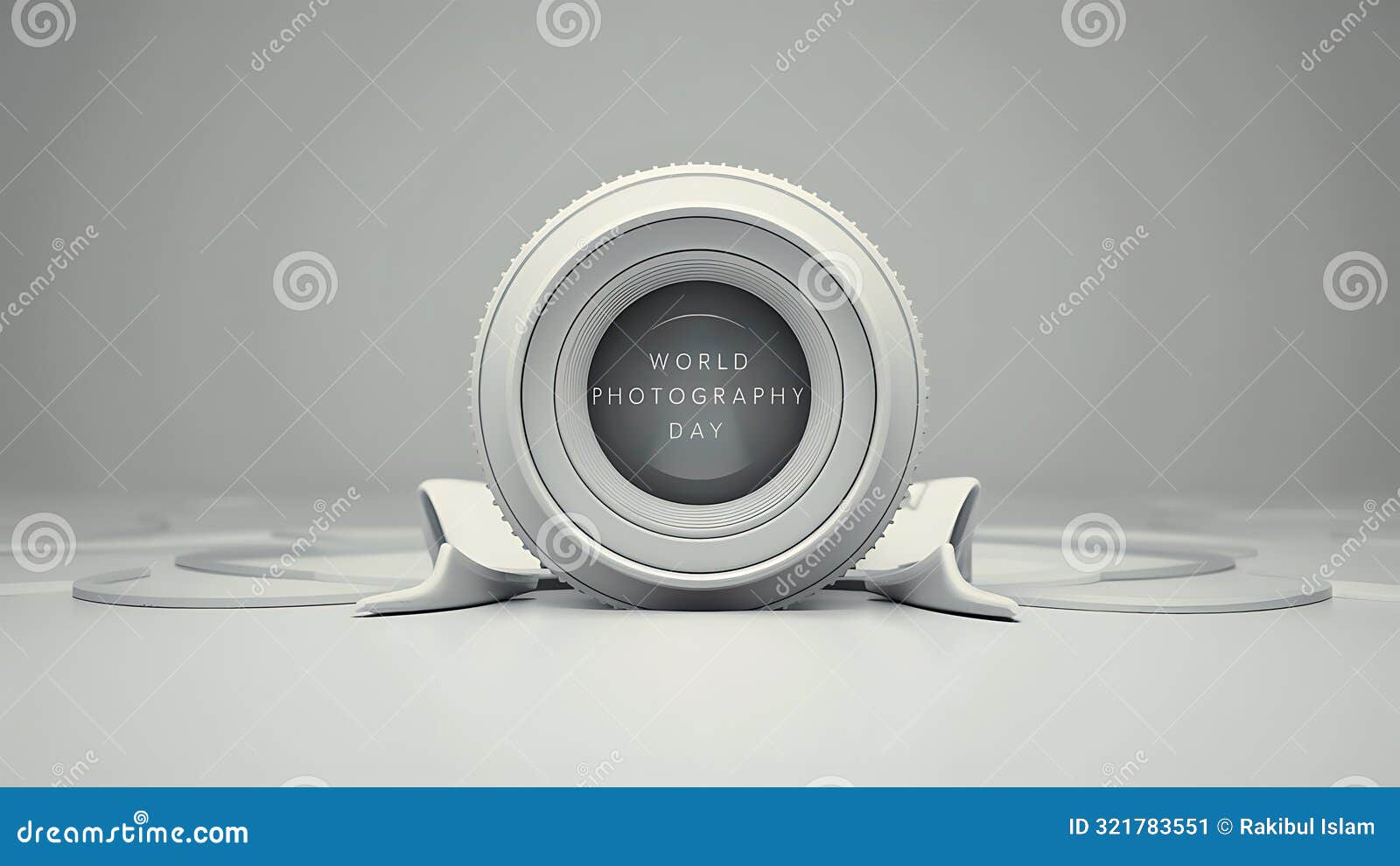 World Photography Day Typography with Camera 12 Stock Illustration ...