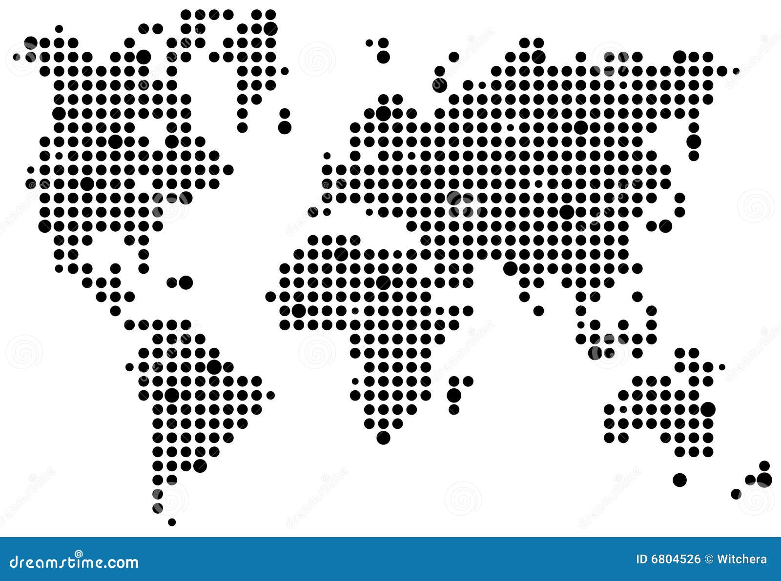 World Pixel Map Stock Illustration | CartoonDealer.com #6804526