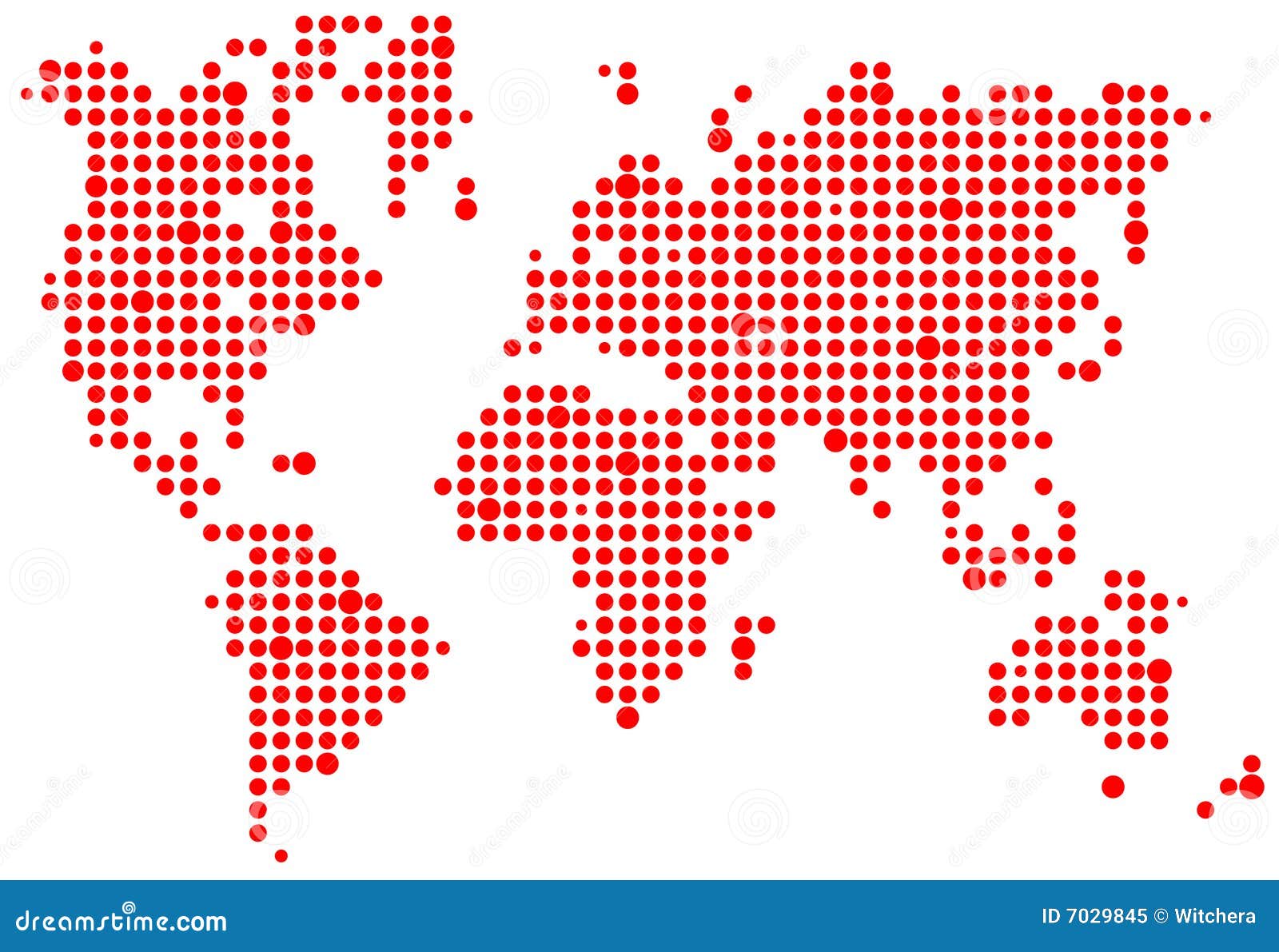 World pixel map stock illustration. Illustration of europe - 7029845