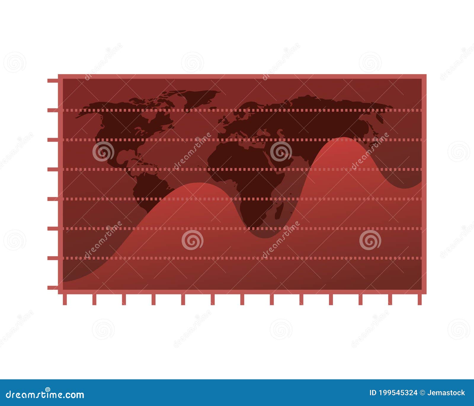 World Planet Earth Infographic Statistics Stock Vector - Illustration ...