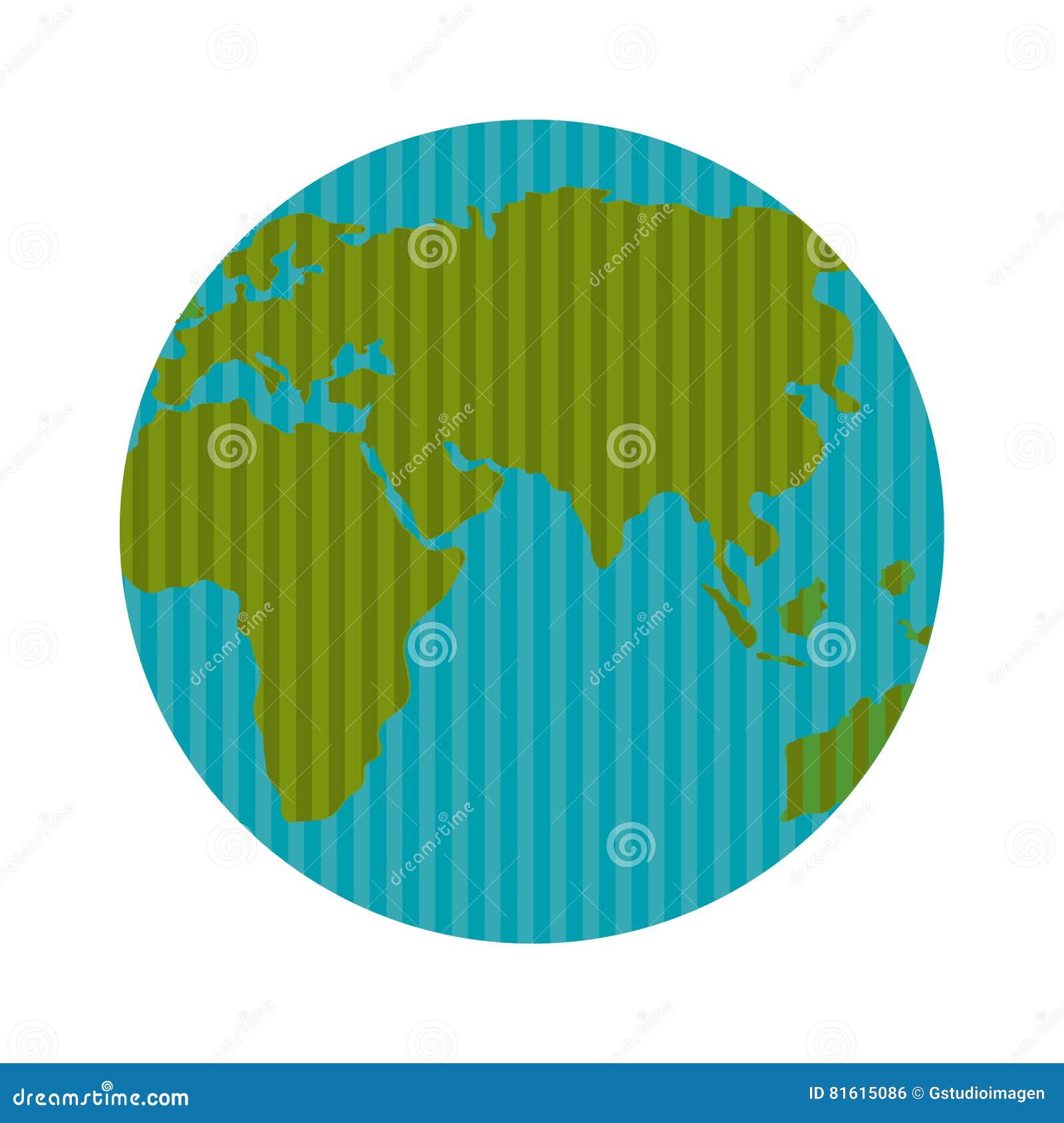 World planet earth map stock vector. Illustration of modern - 81615086
