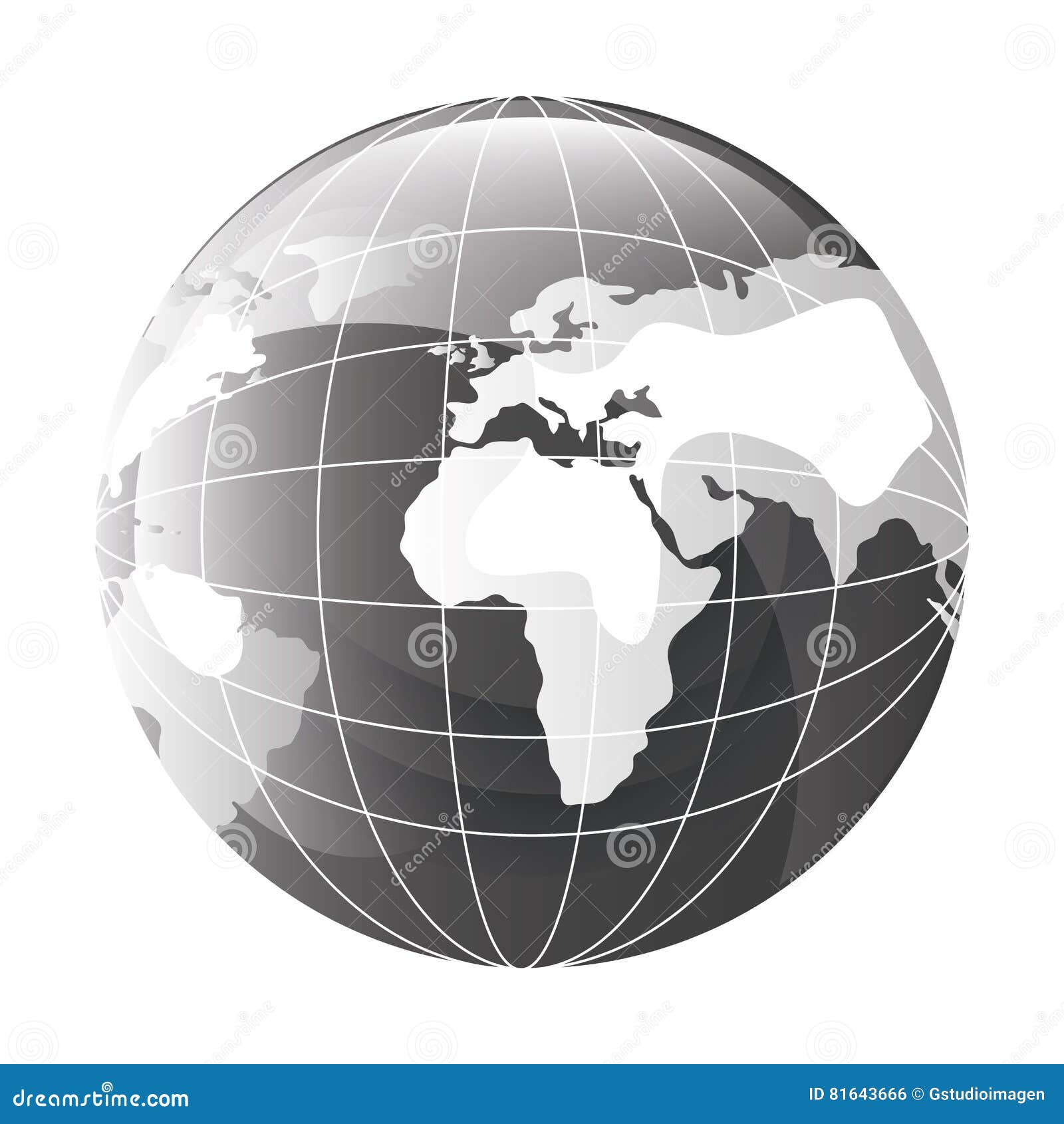 World planet earth map stock vector. Illustration of icon - 81643666