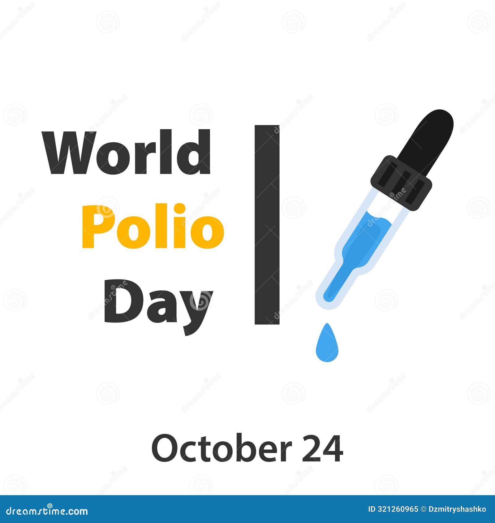 World Polio Day design stock vector. Illustration of child - 321260965