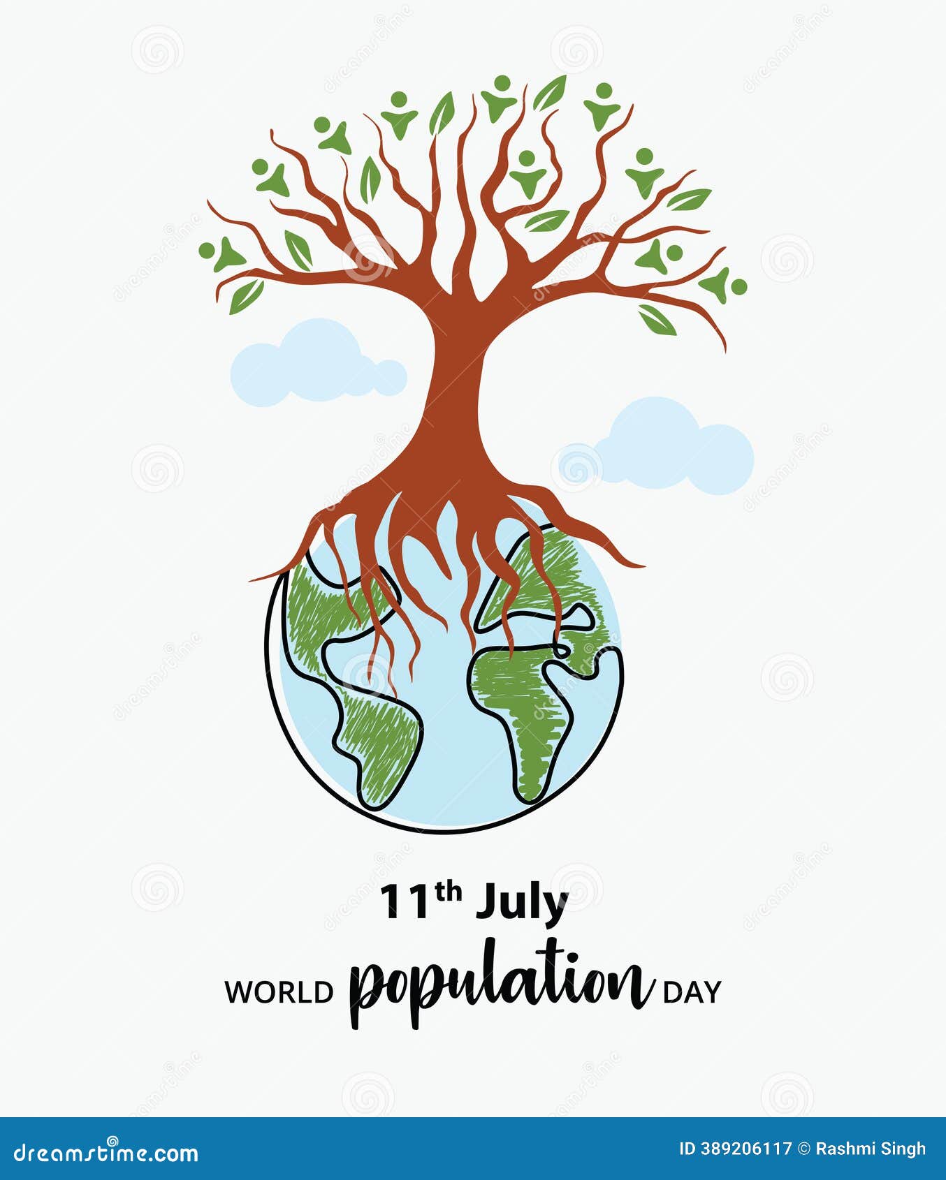World Population On Political Map With Scale, Borders And Countries ...