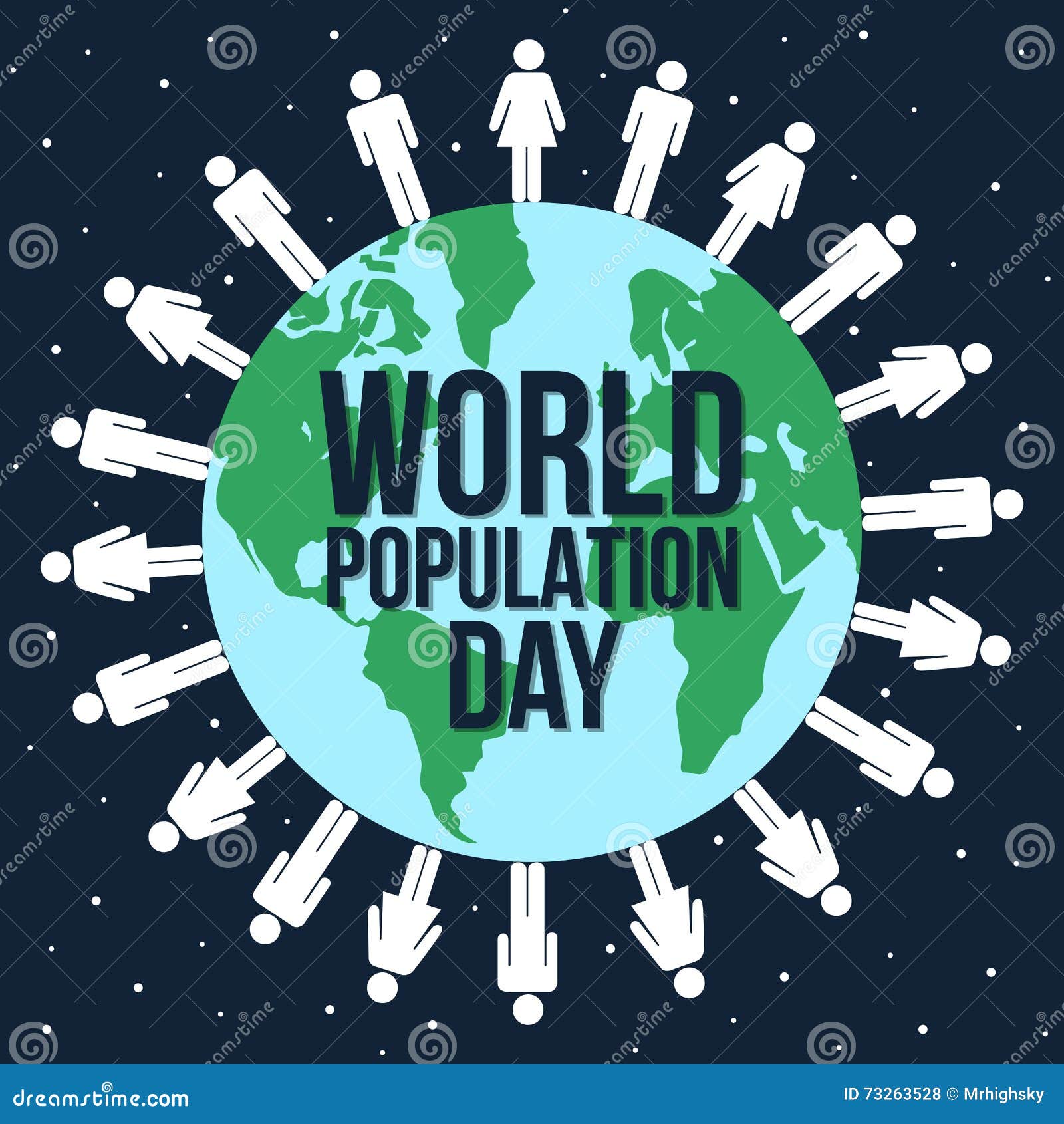 World Population On Political Map With Scale, Borders And Countries ...
