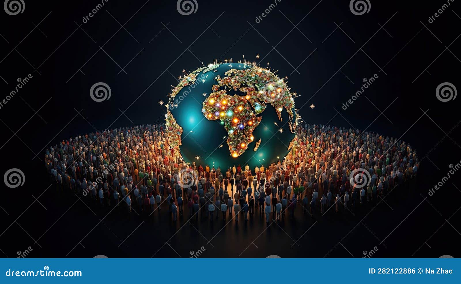 World Population Day Illustrations Generated from Population ...