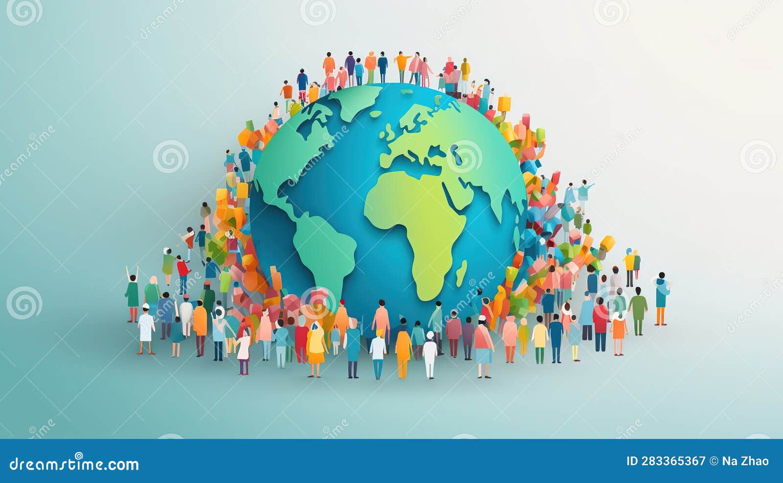 World Population Day Illustrations Generated from Population ...