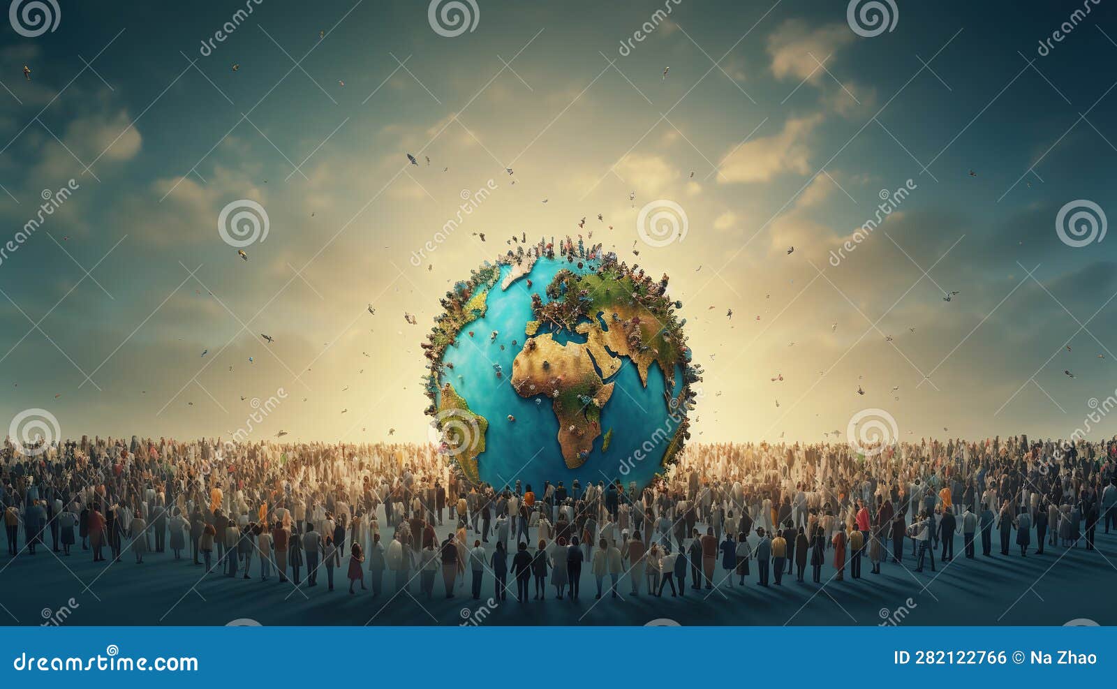 World Population Day Illustrations Generated from Population ...