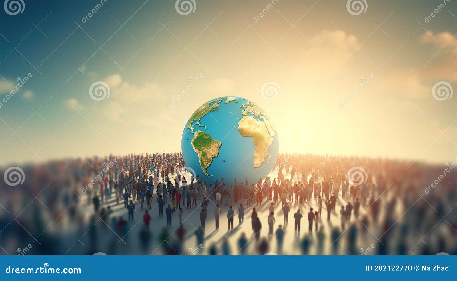 World Population Day Illustrations Generated from Population ...