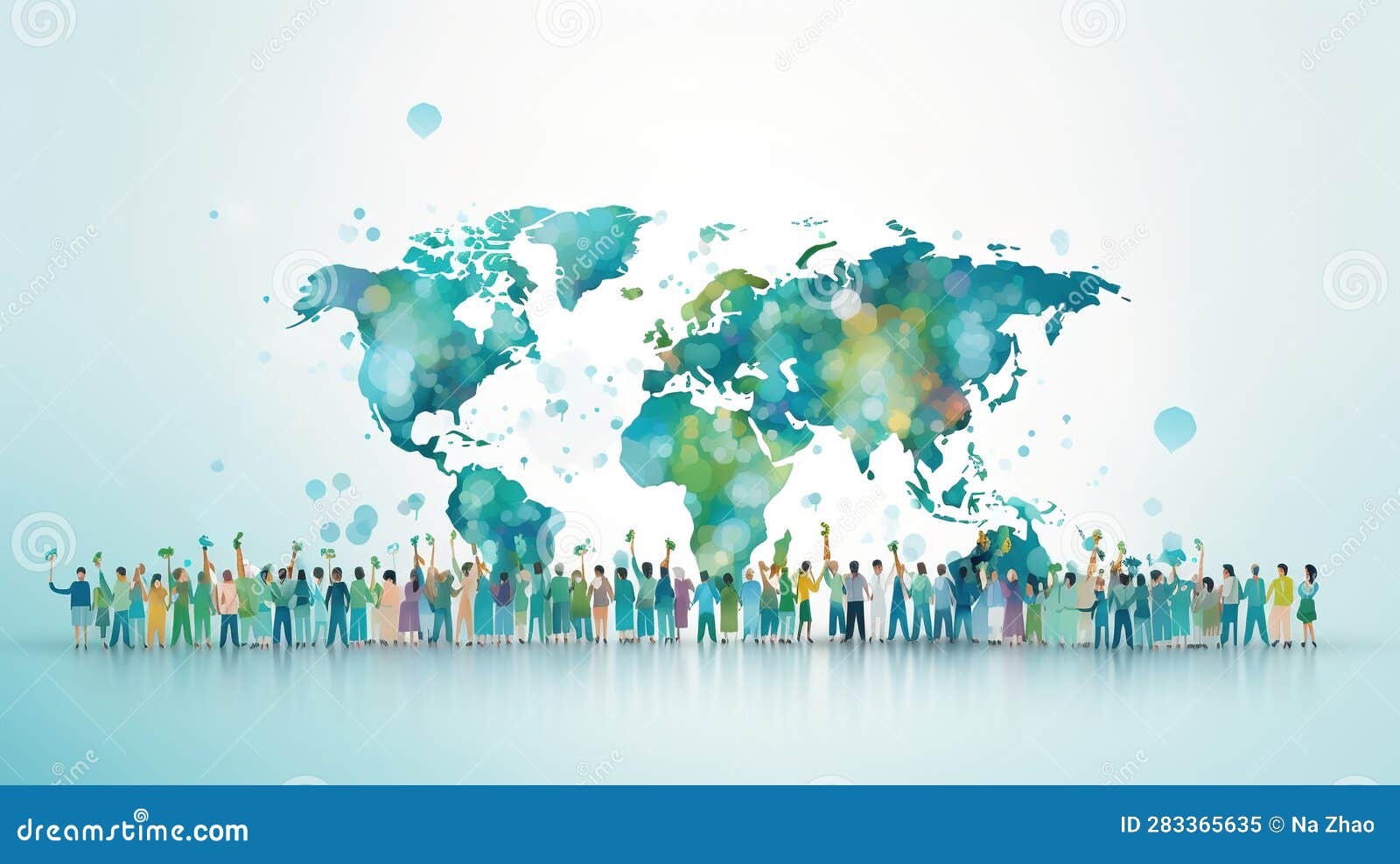 World Population Day Illustrations Generated from Population ...