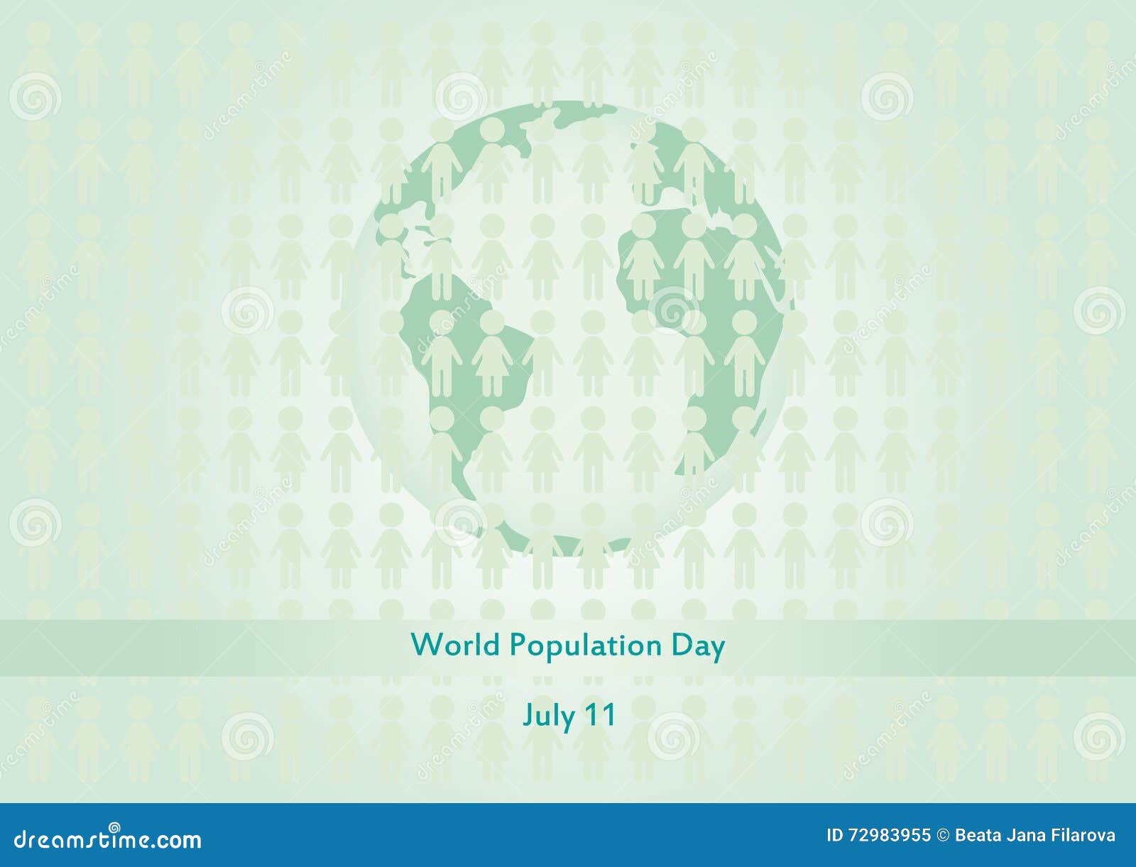 World Population Day Vector Stock Vector - Illustration of ...