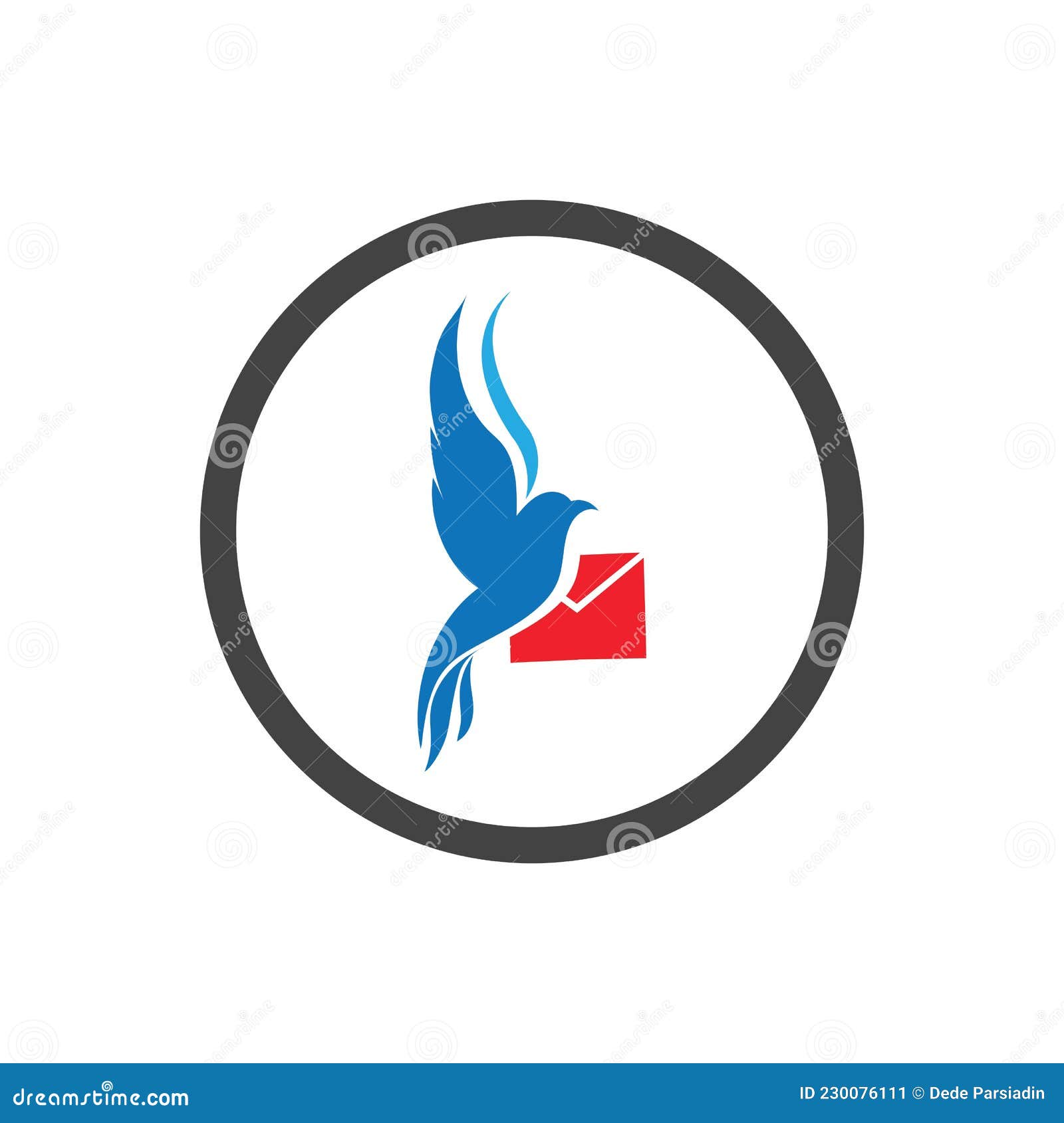 World Post Day Logo with Post Box (mail Box) Icon Design and World Map ...