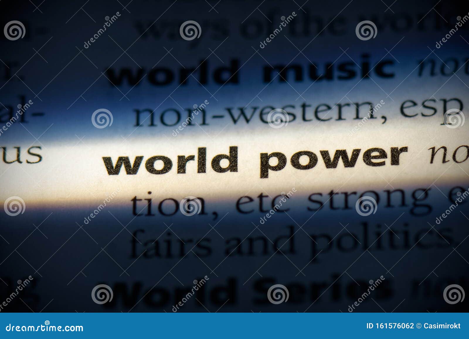 World power stock photo. Image of writing, world, highlight - 161576062