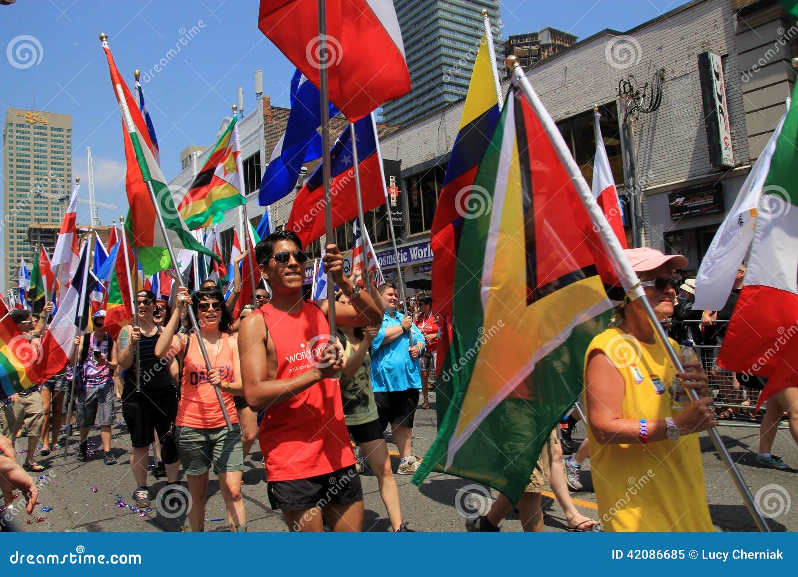 World Pride Parade editorial image. Image of canada, event - 42086685