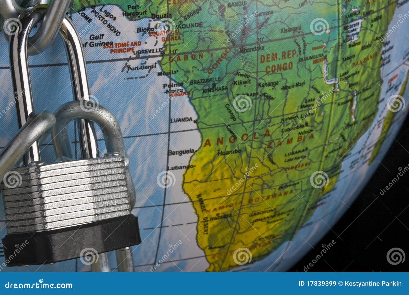 World protection stock image. Image of africa, globe - 17839399