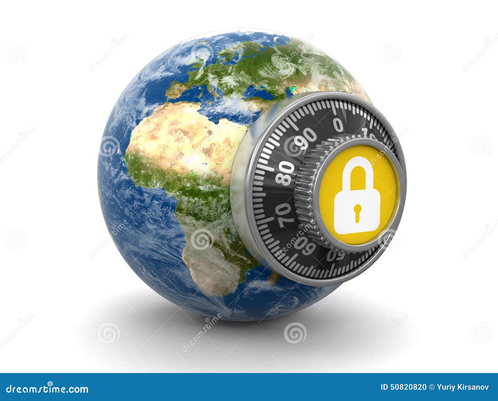 World Protection (clipping Path Included) Stock Illustration ...