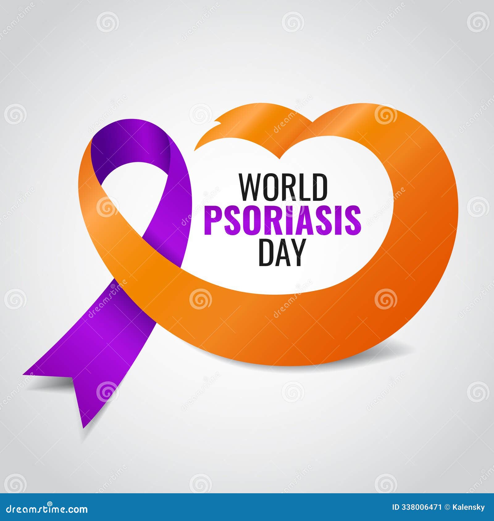 World Psoriasis Day stock illustration. Illustration of memory - 338006471
