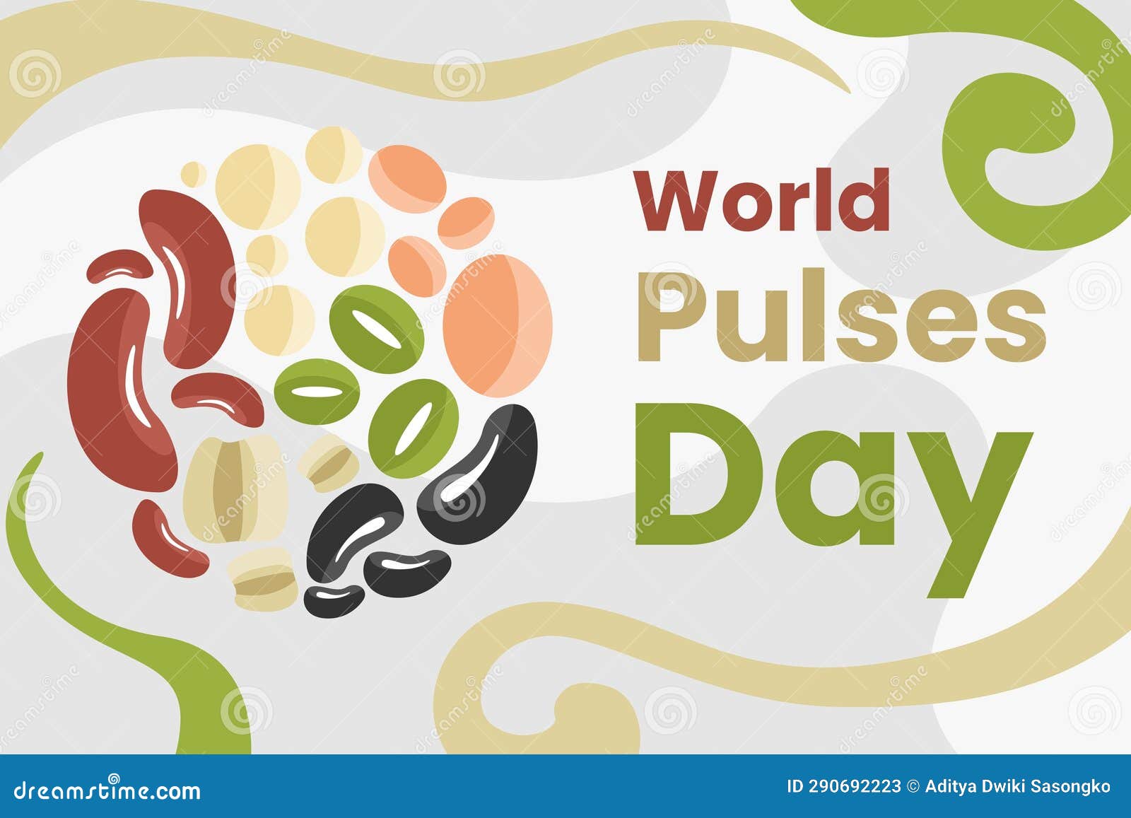 World pulses day poster stock vector. Illustration of diagram - 290692223