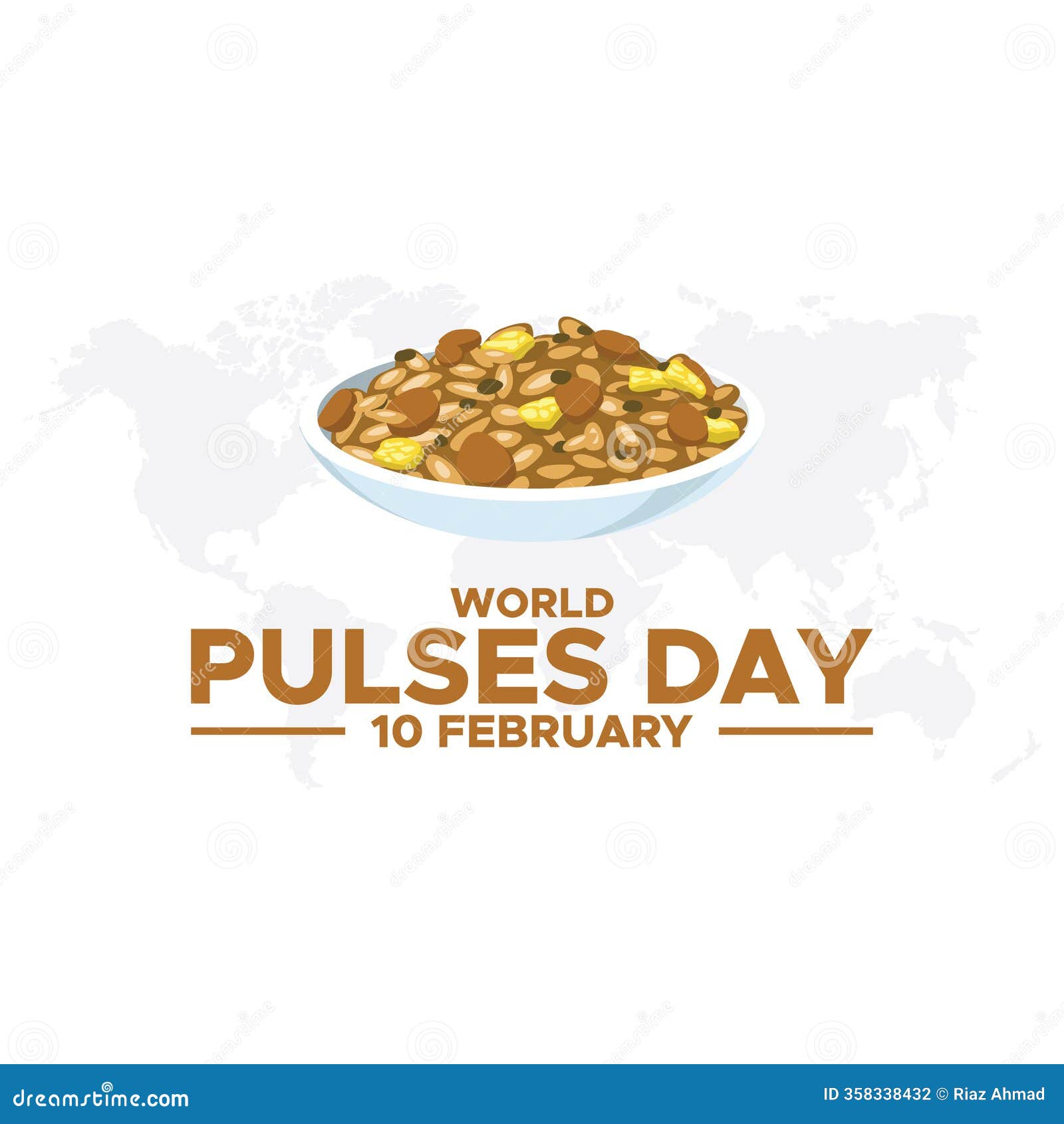 World Pulses Day Banner With Peanut On A Green Background. Ideal For ...