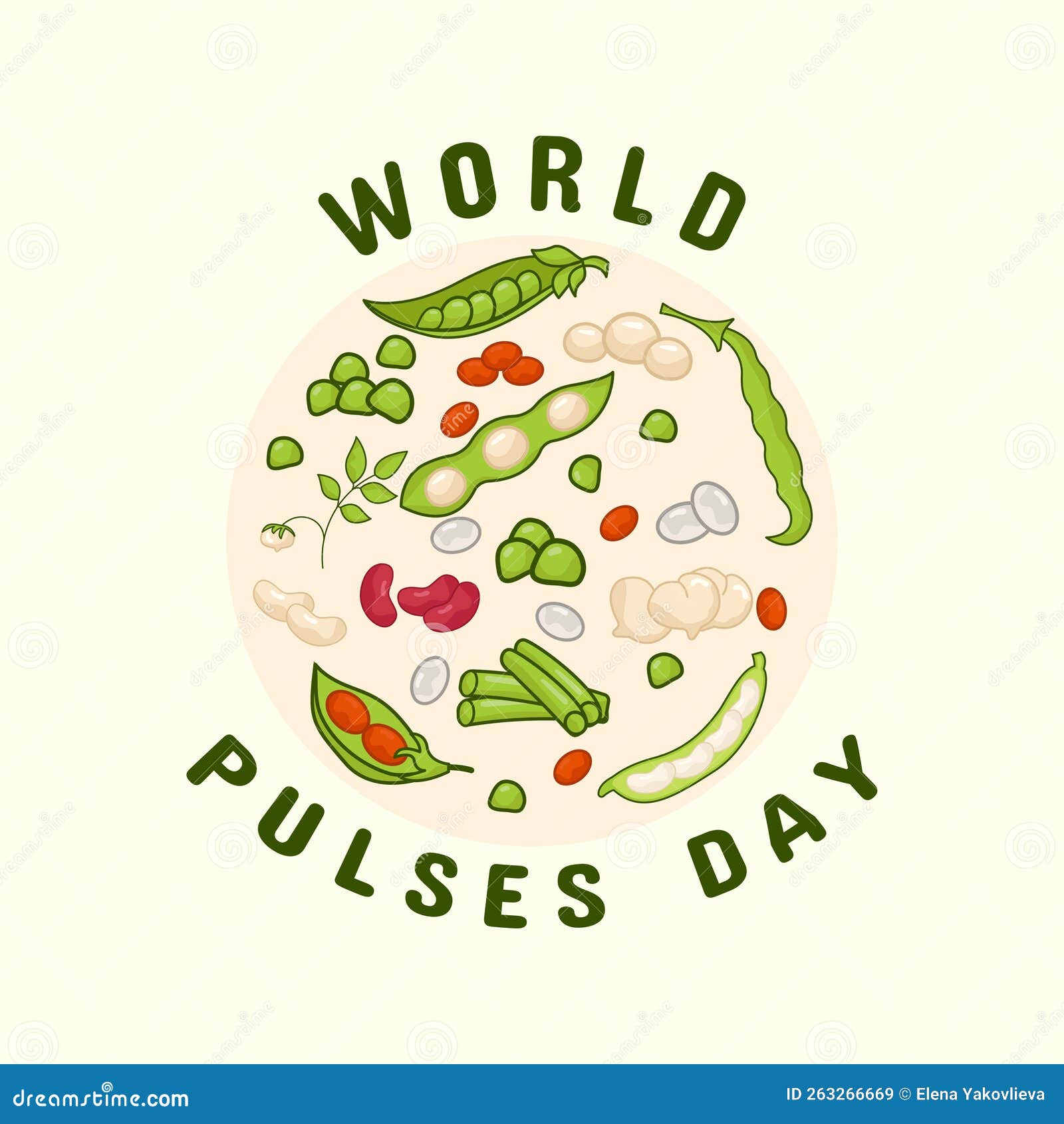 Pulses And Legumes Or Cereals Food Vector Label Set | CartoonDealer.com ...