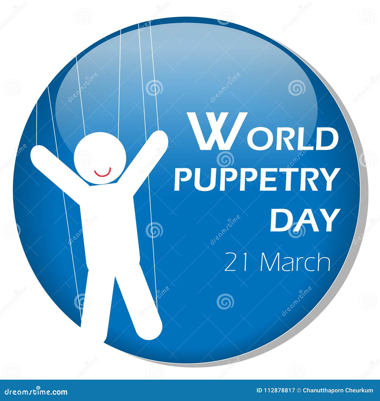 International Day Of Puppetry Cartoon Vector | CartoonDealer.com #110463623