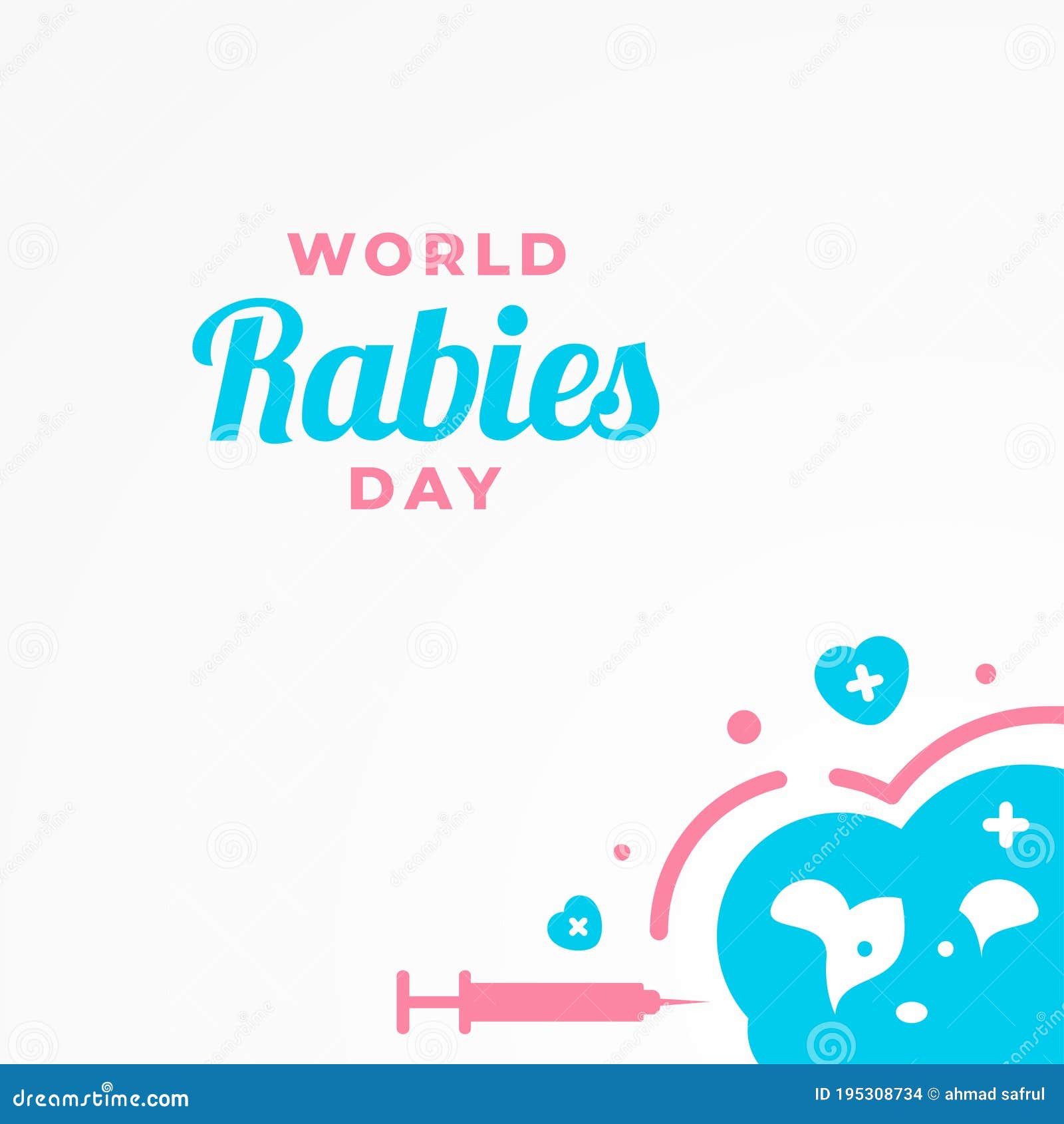World Rabies Day Vector Design Illustration Stock Vector - Illustration ...