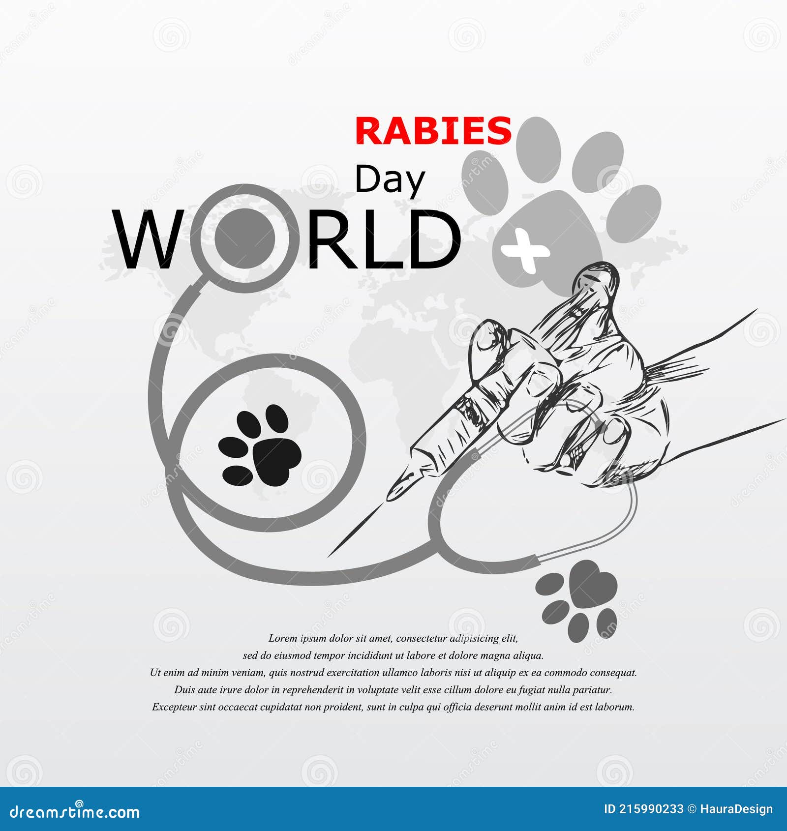 World Rabies Day Vector Illustration Design Stock Vector - Illustration ...