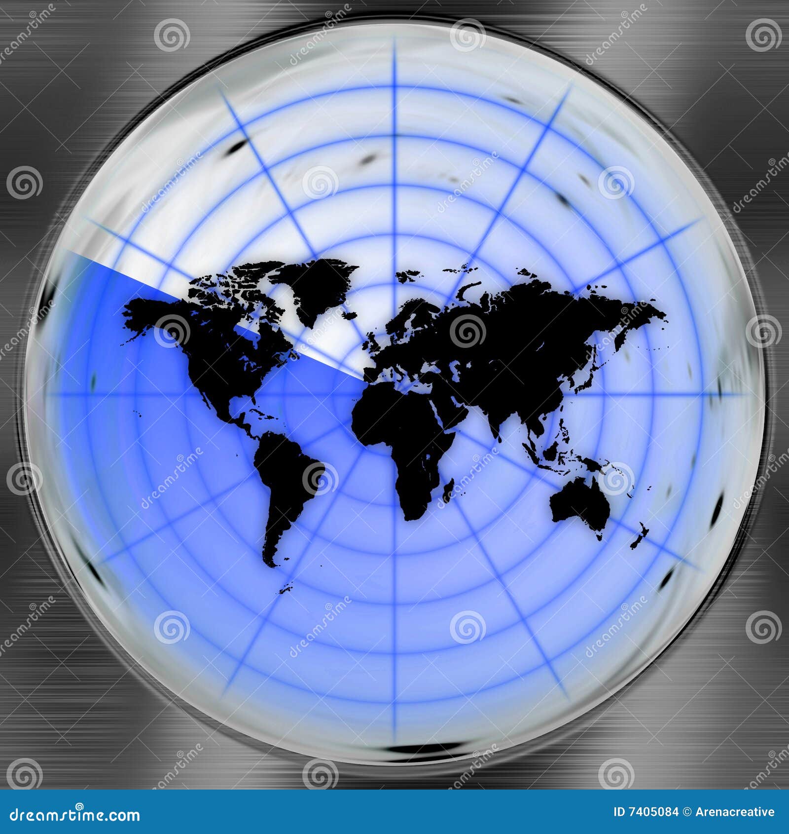 World Radar Screen stock illustration. Illustration of graphic - 7405084