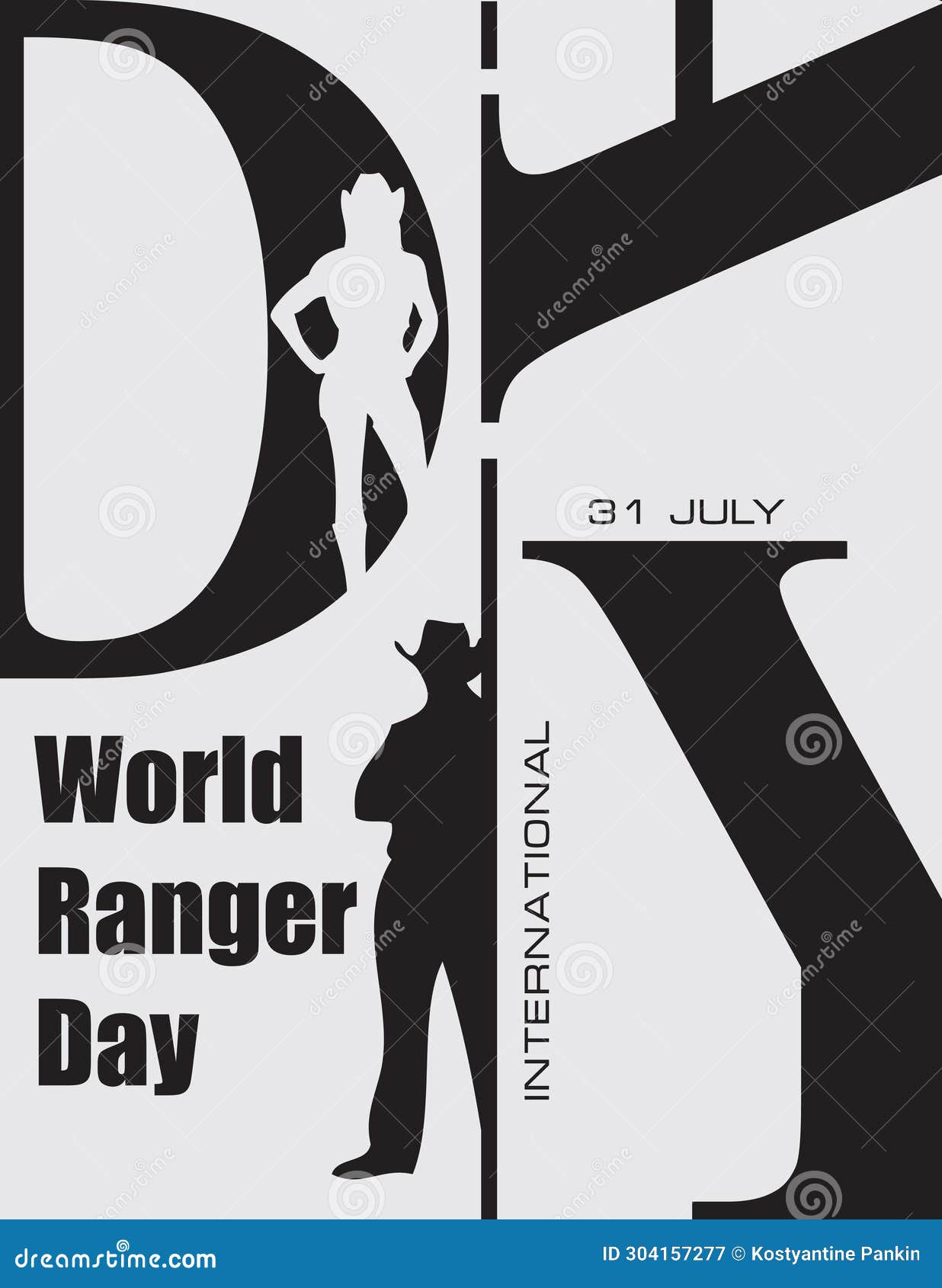 World Ranger Day stock illustration. Illustration of creative - 304157277