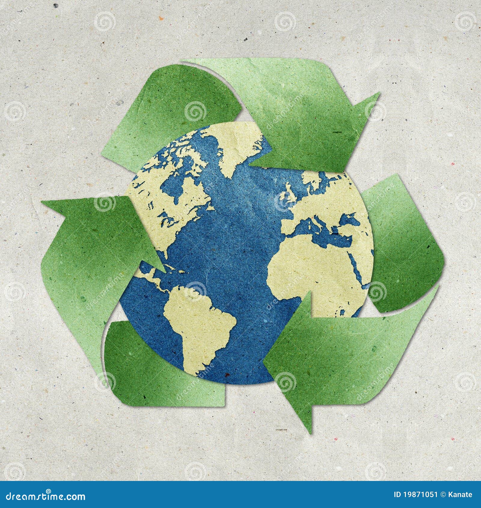 World recycled paper craft stock image. Image of card - 19871051