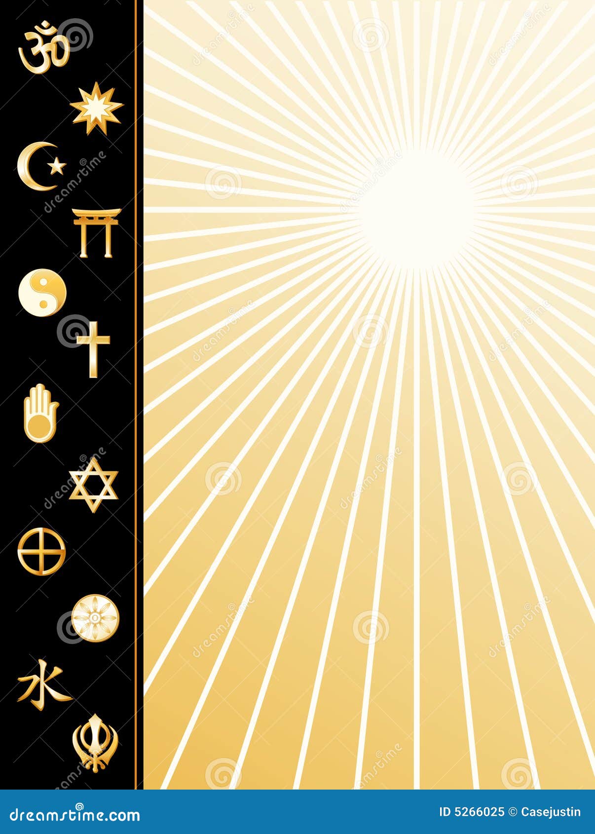 Bahai Star. Black Linear Baha`i Symbols Set. Religious Symbol Of ...