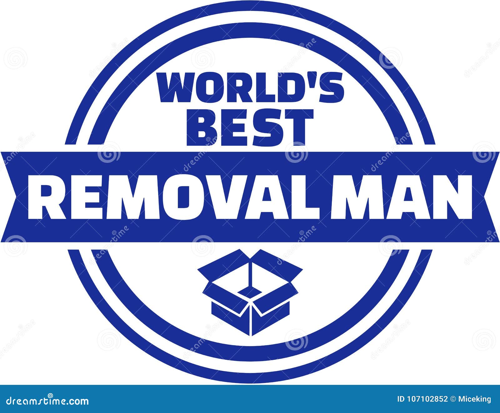 World`s Best Removal Man Button Stock Vector - Illustration of working ...