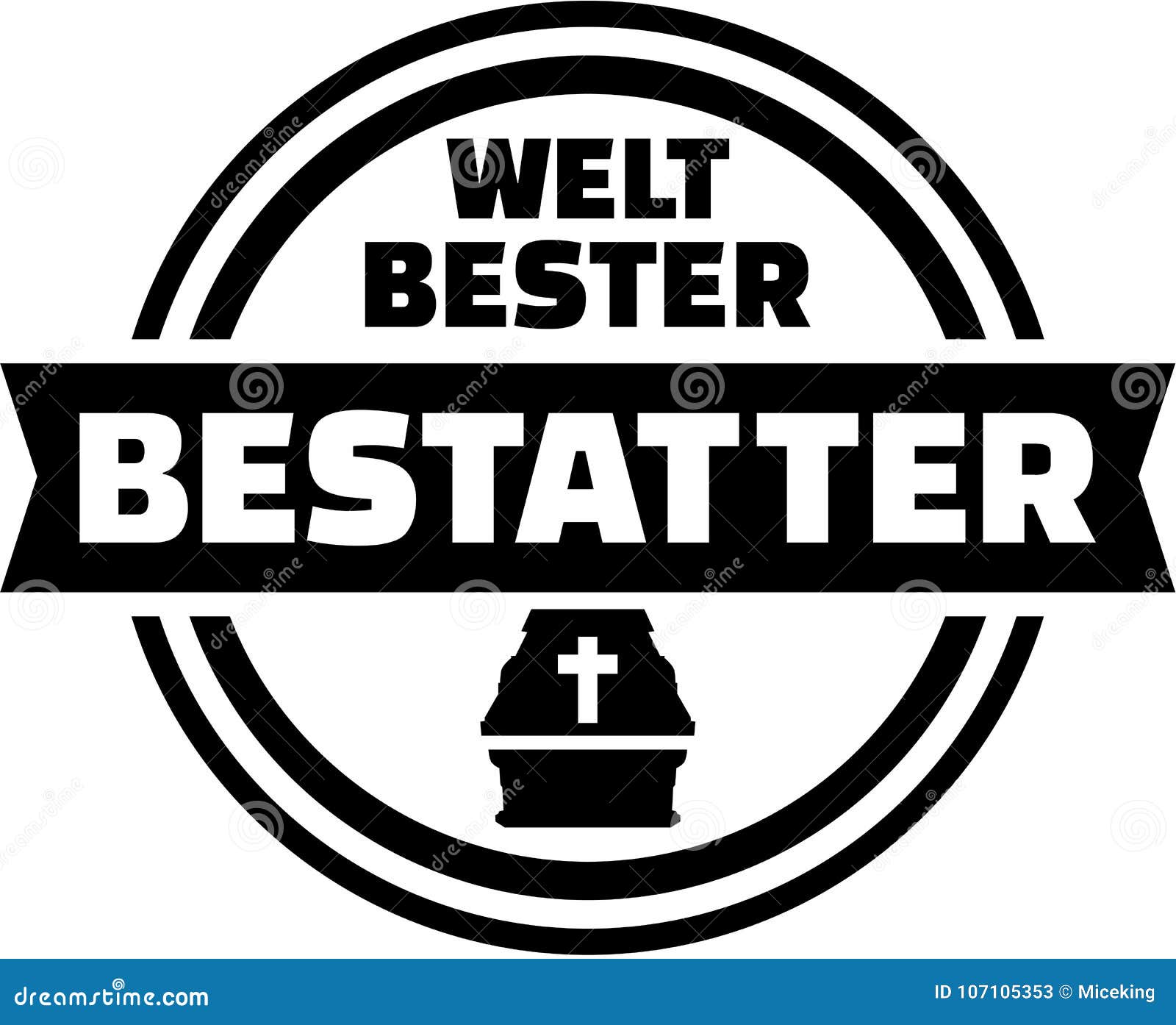 Undertaker With Coffin Cartoon Illustration | CartoonDealer.com #42783751