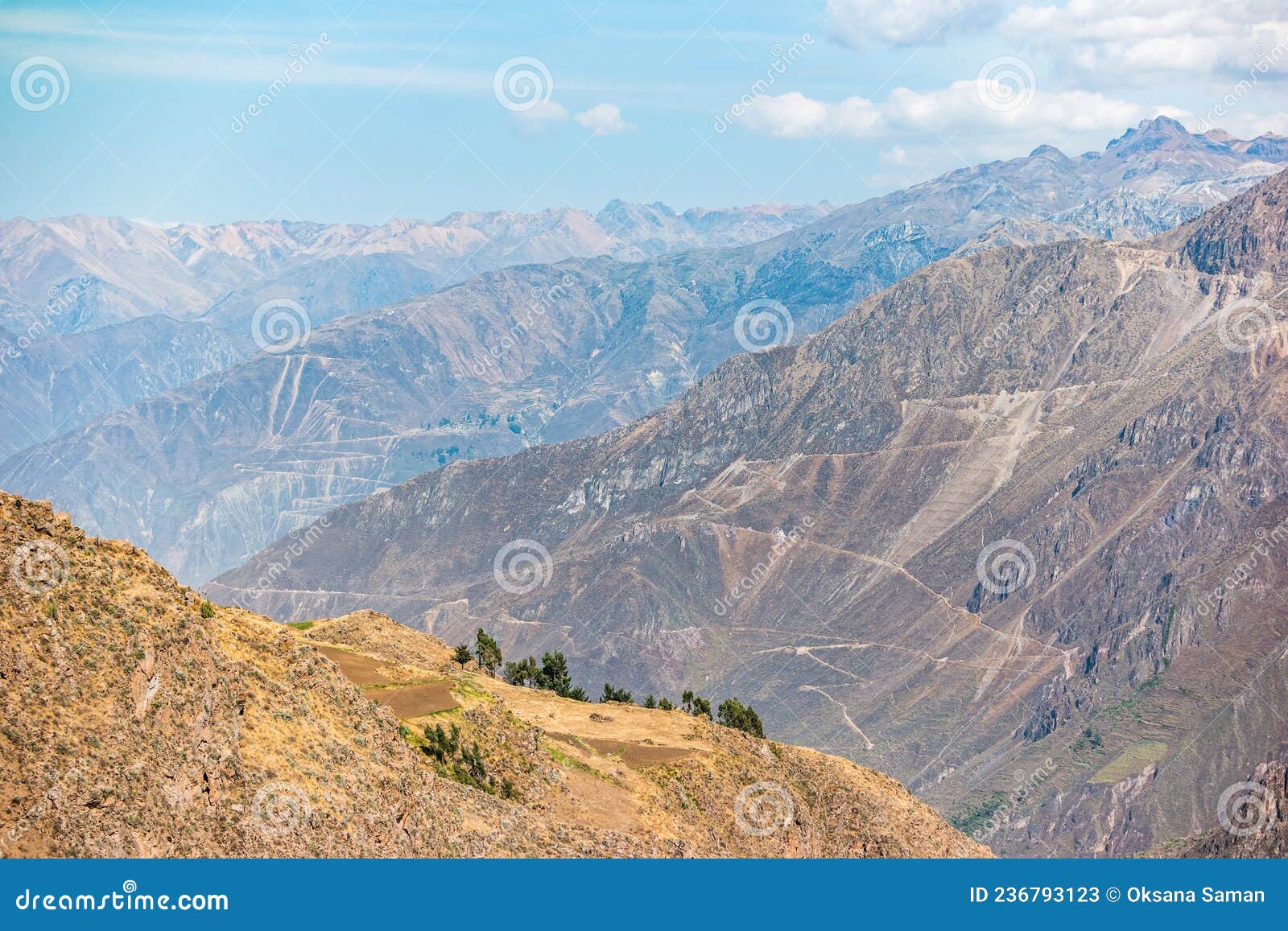 The World`s Deepest Canyon Colca in Peru Stock Image - Image of ...
