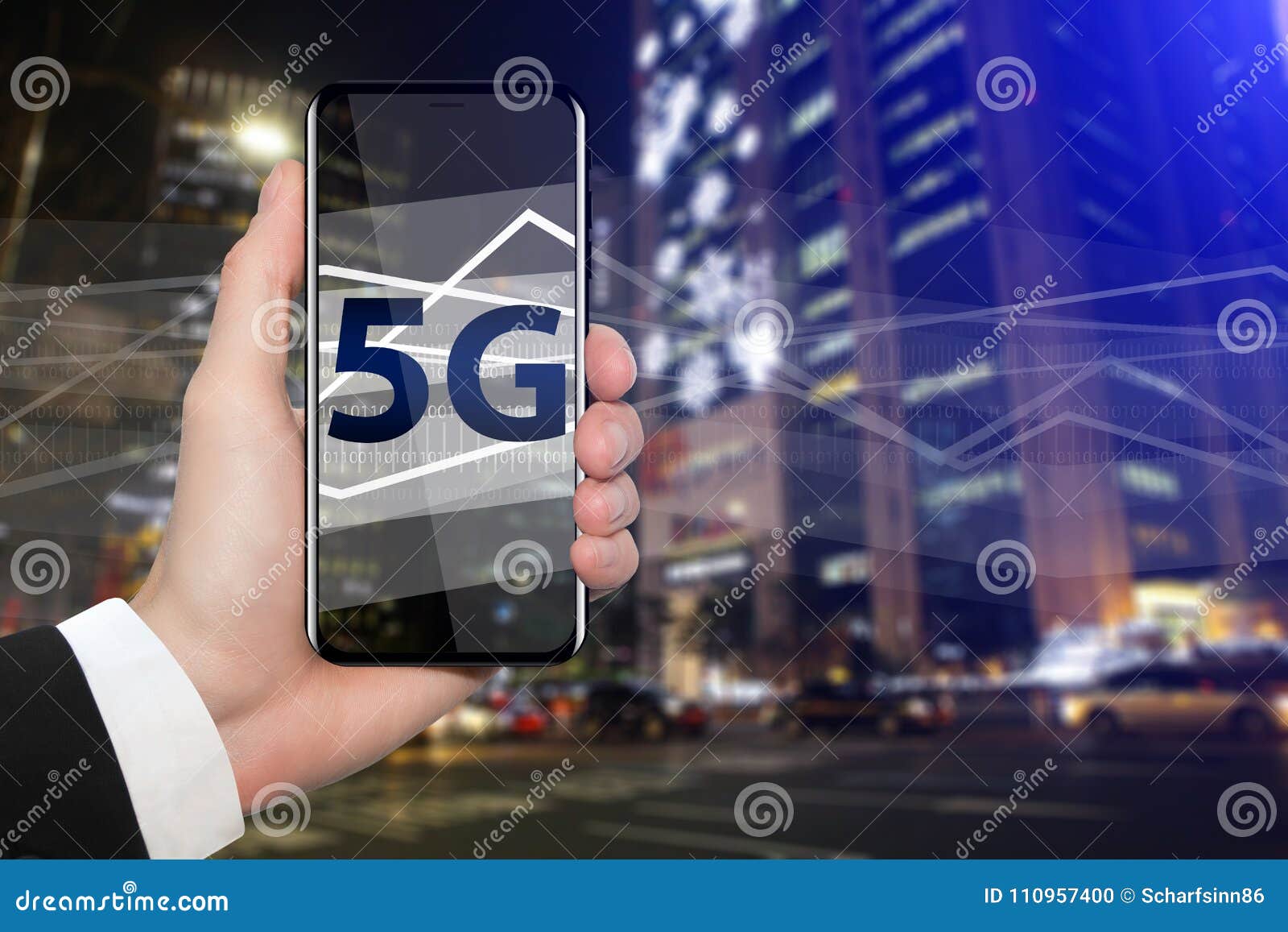 World`s Fastest Mobile Internet 5G Stock Photo - Image of speed ...